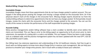 Medical billing charge entry process | PPTX