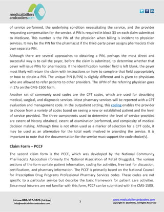 Medical Billing for Pharmacists | PDF