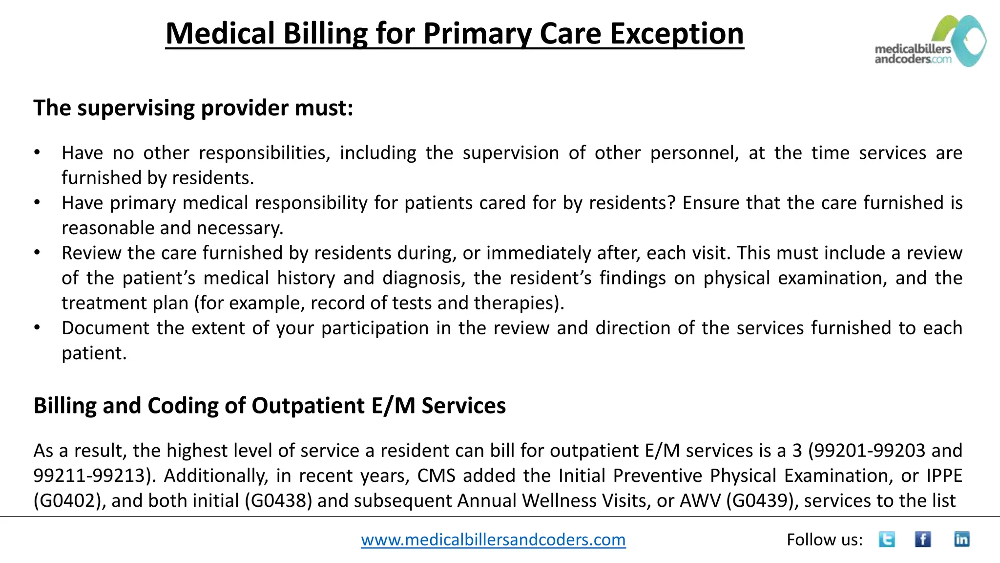 Medical Billing for Primary Care Exception.pptx