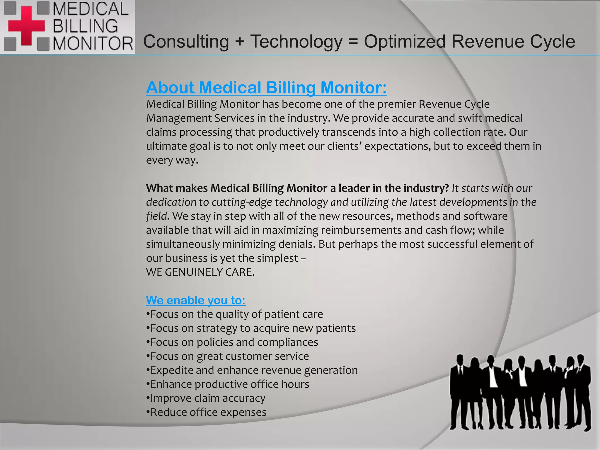 Medical billing monitor. | PPT
