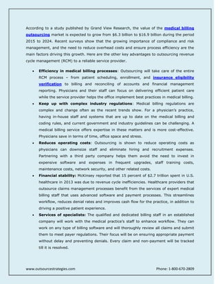 Medical Billing Outsourcing – Reduce Overhead Costs and Increase ...