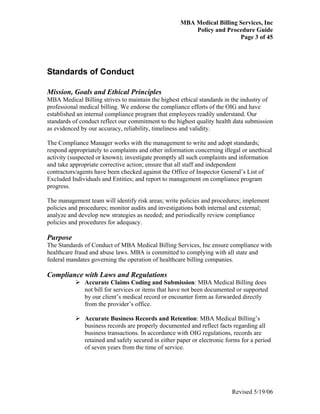 Medical billing policy procedure guide | PDF