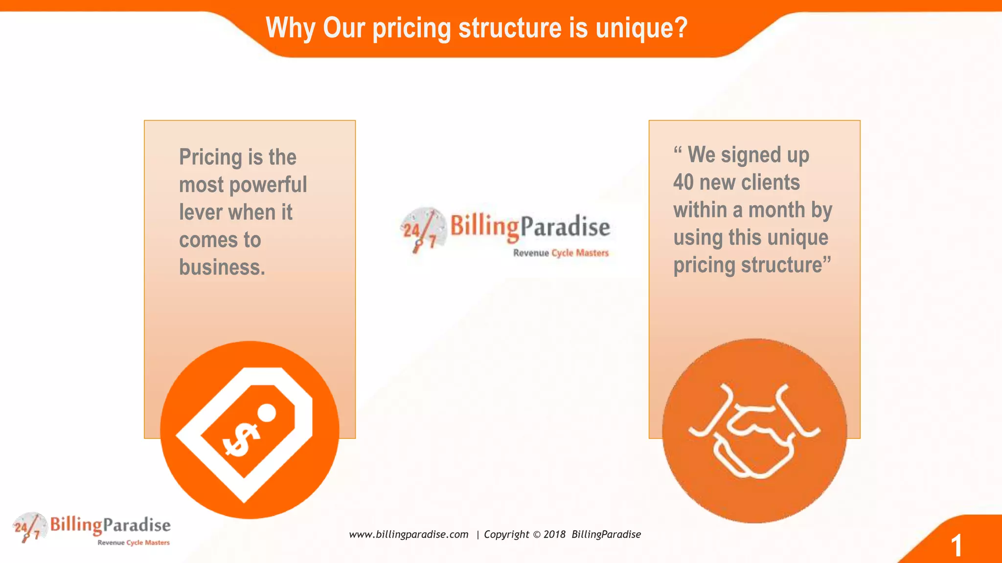 Medical billing pricing models | PPTX