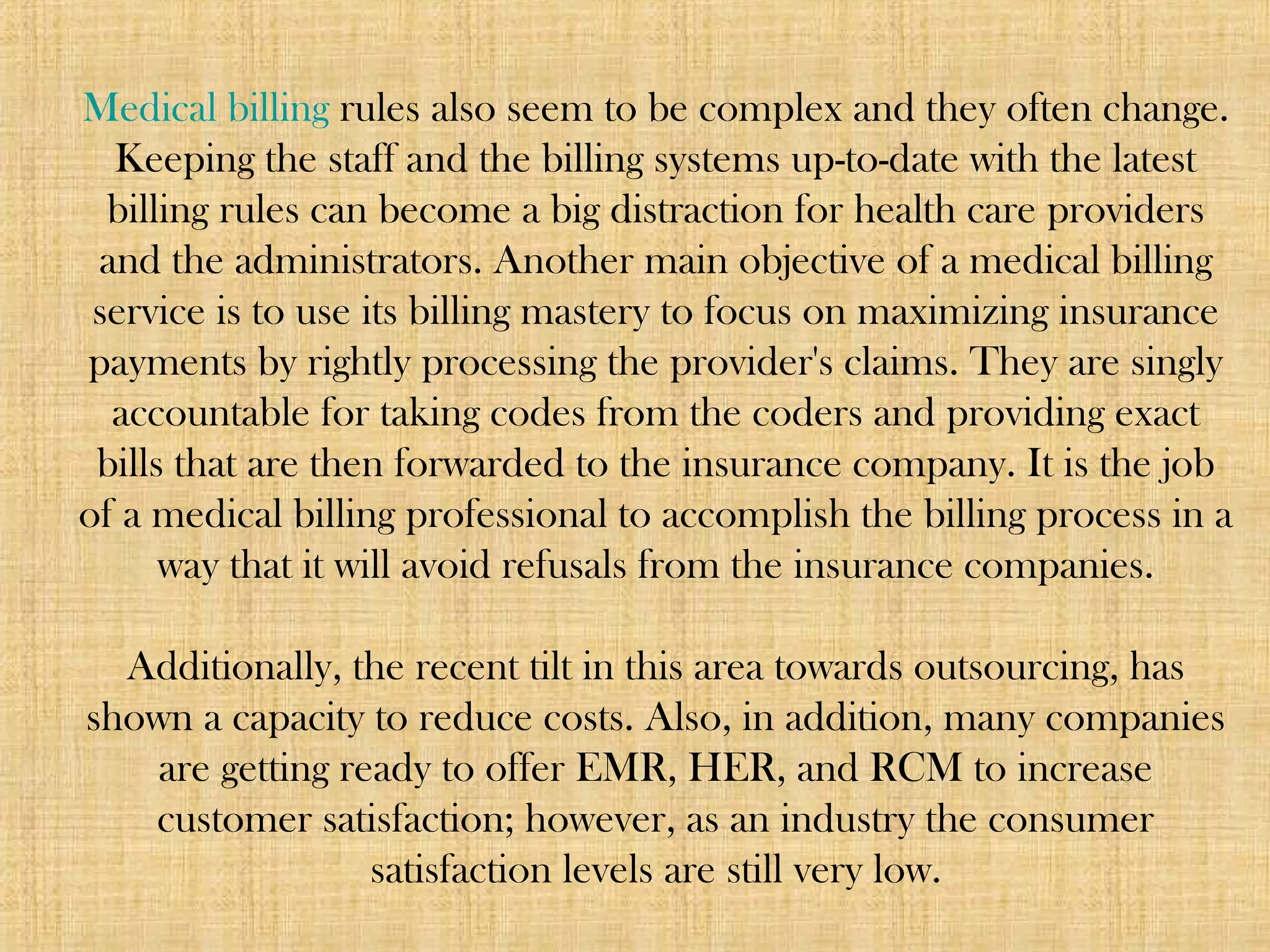 Medical billing training | PPT