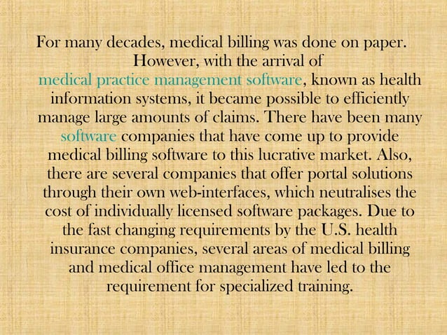 Medical billing training | PPT