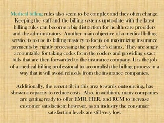 Medical billing training | PPT