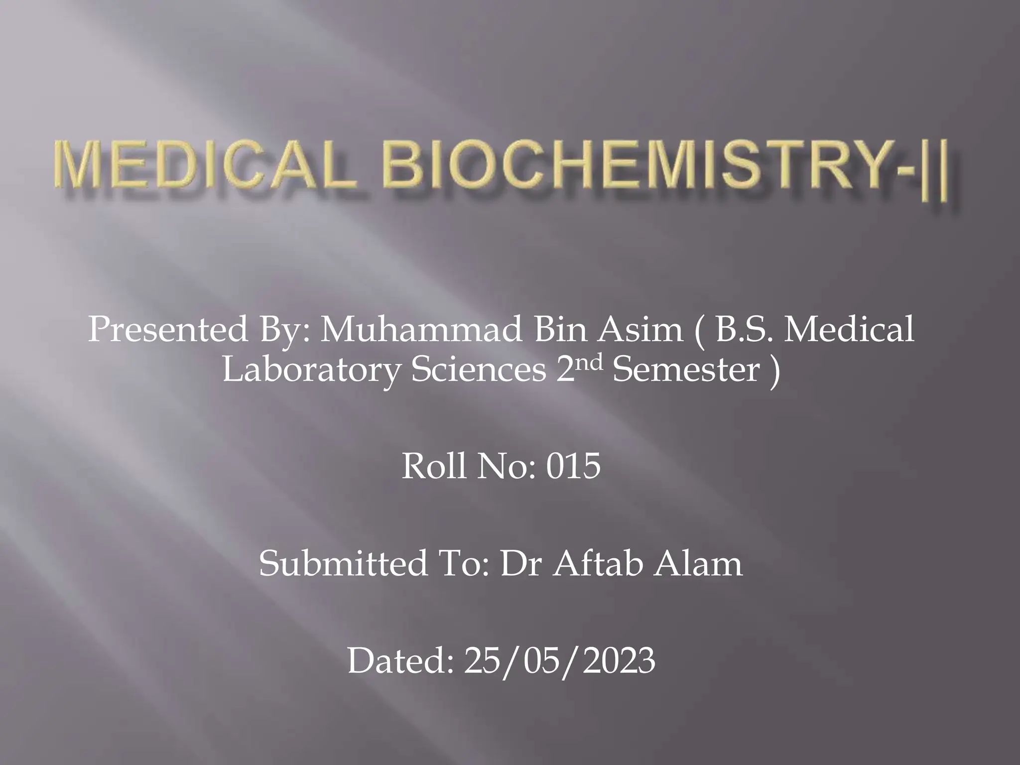 Medical BioChemistry Enzymes and its Clinical Significance.pptx