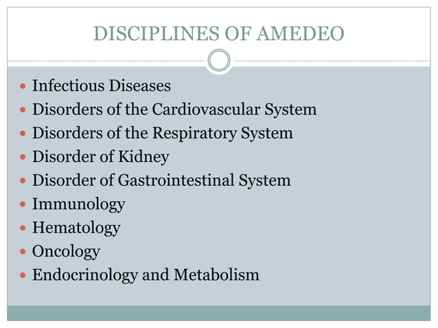 AMEDEO | PPT