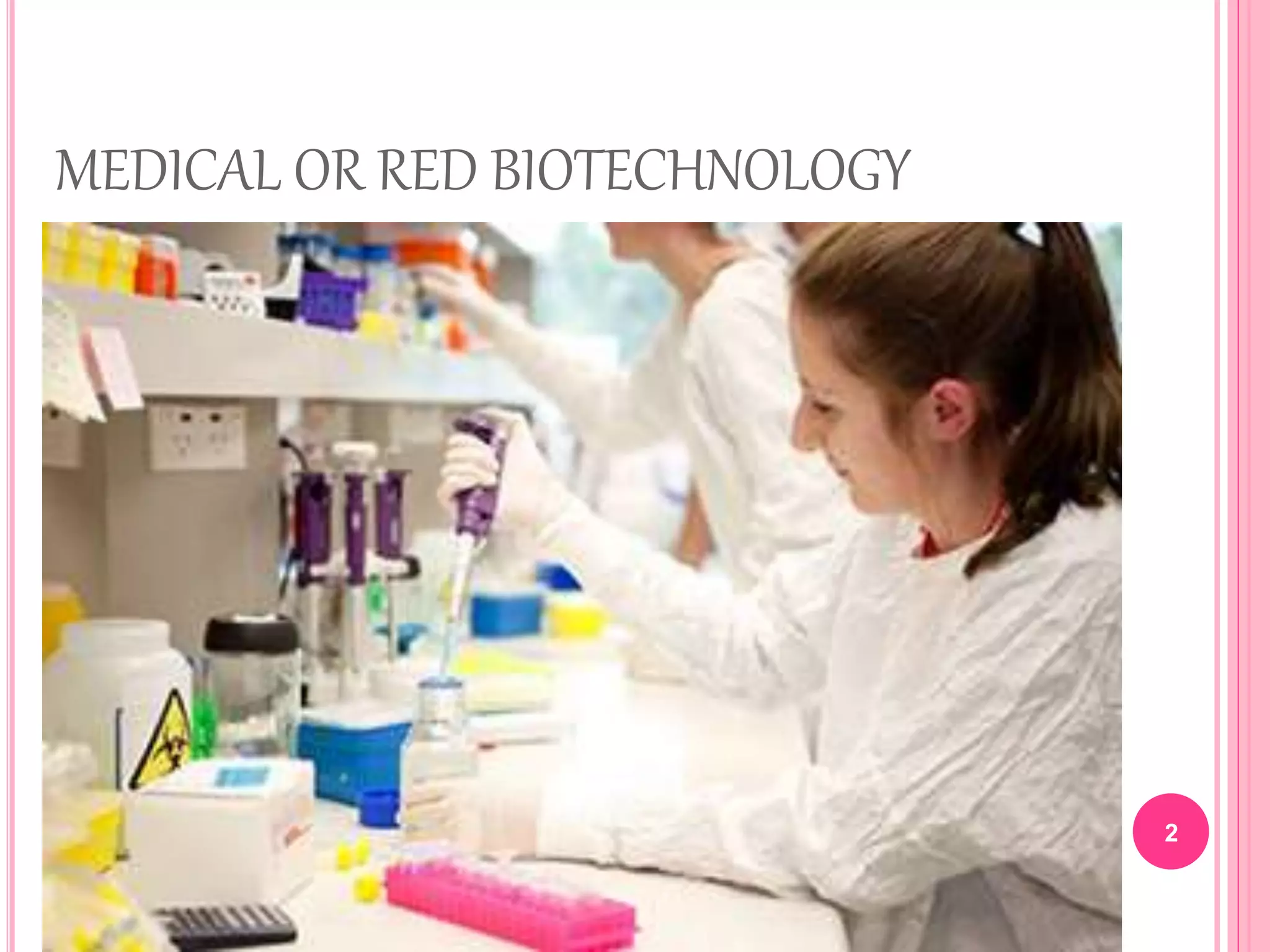 Medical biotechnology & its applications. | PPTX