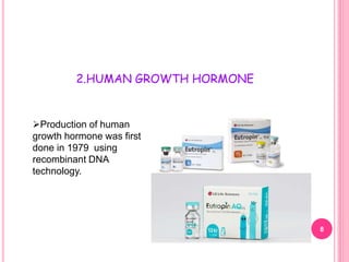 Medical biotechnology & its applications. | PPTX