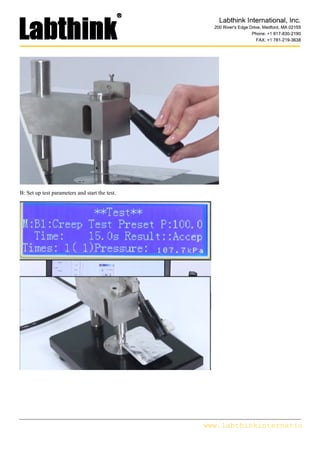 Medical blister leak and seal strength test | PDF