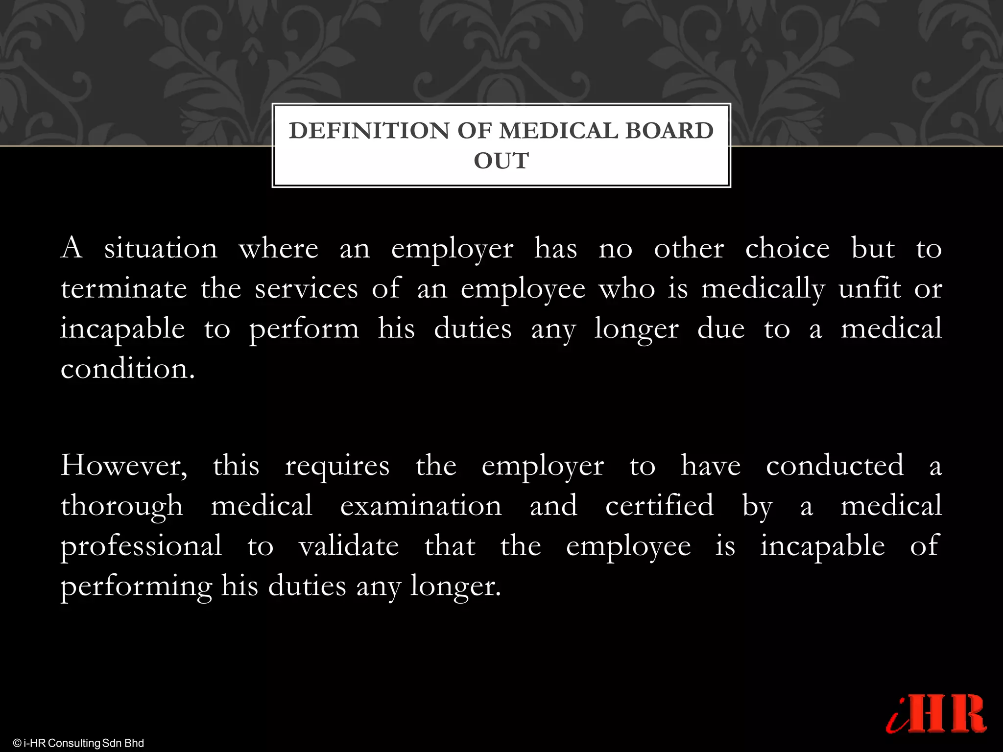 Medical board out presentation | PDF
