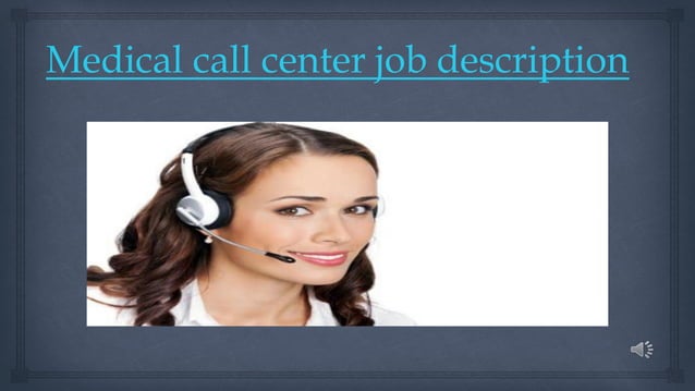 Medical call center job description | PDF