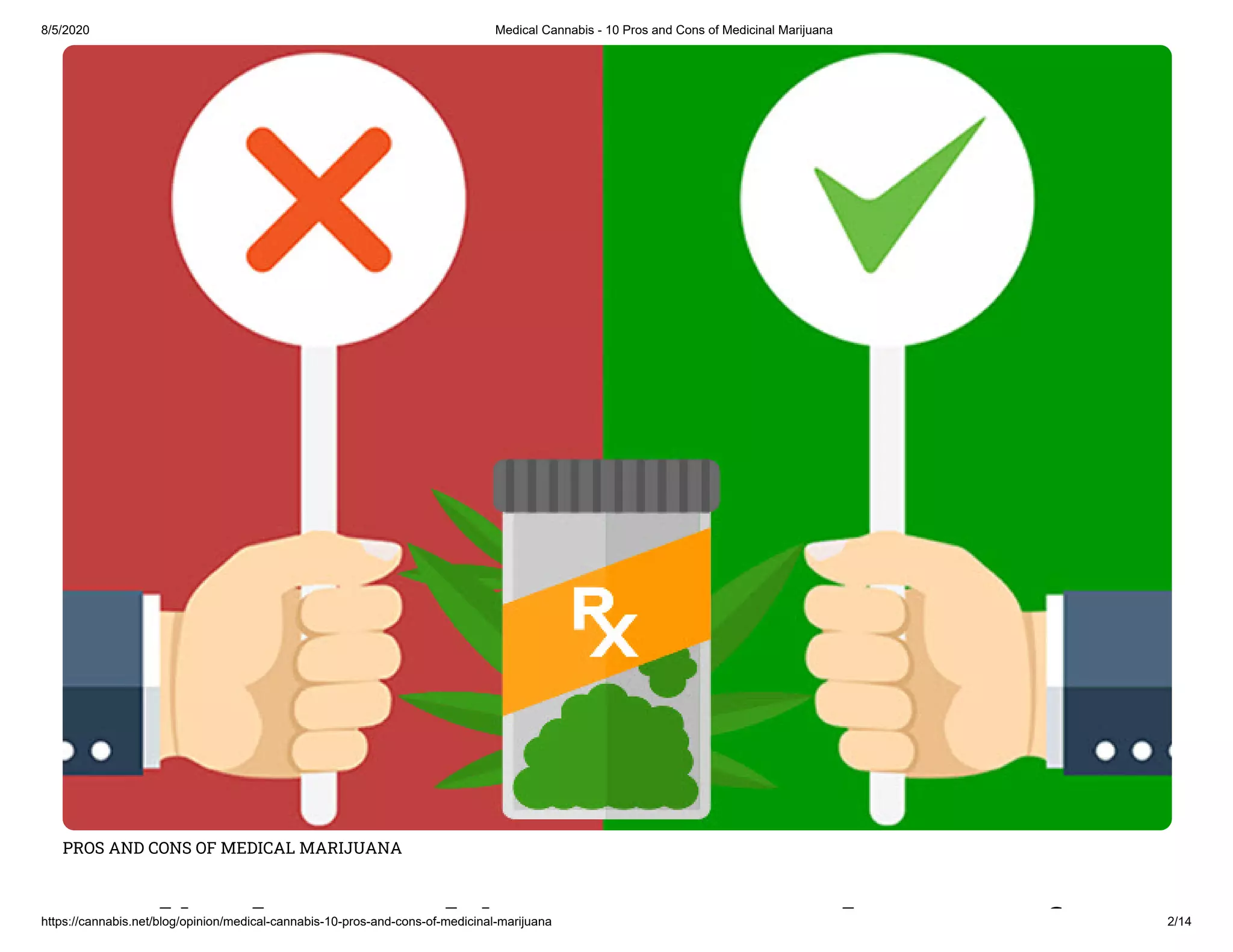 Medical Cannabis - 10 Pros and Cons of Medicinal Marijuana | PDF ...