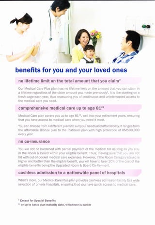 Medical care plus AXA Affin Plan | PDF