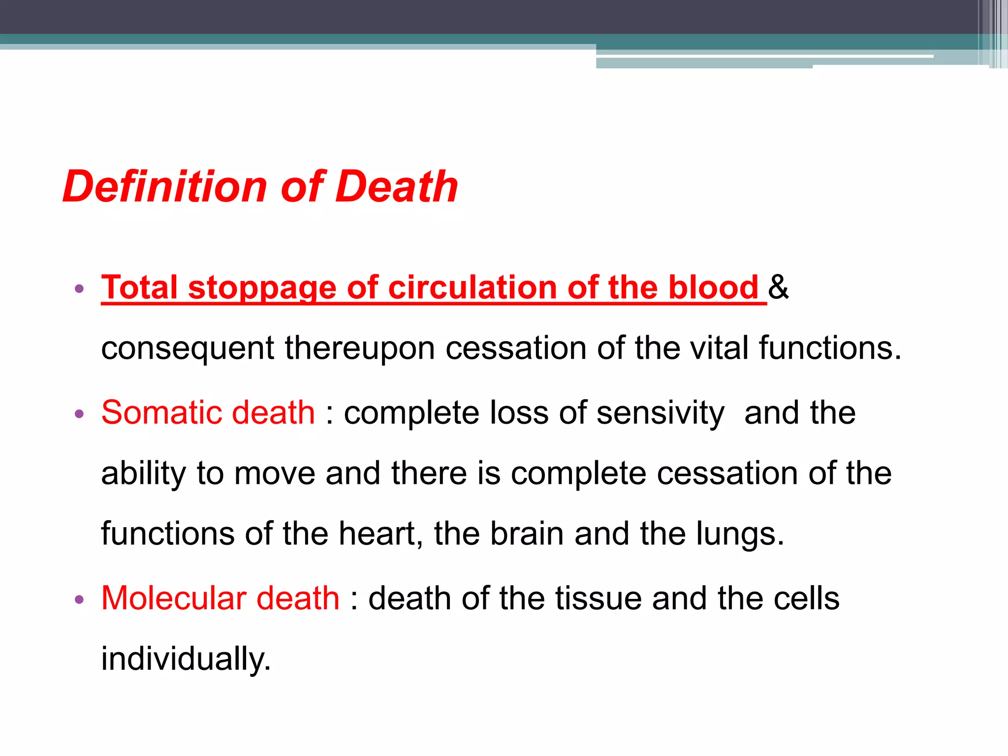 Medical certification of cause of death | PPTX