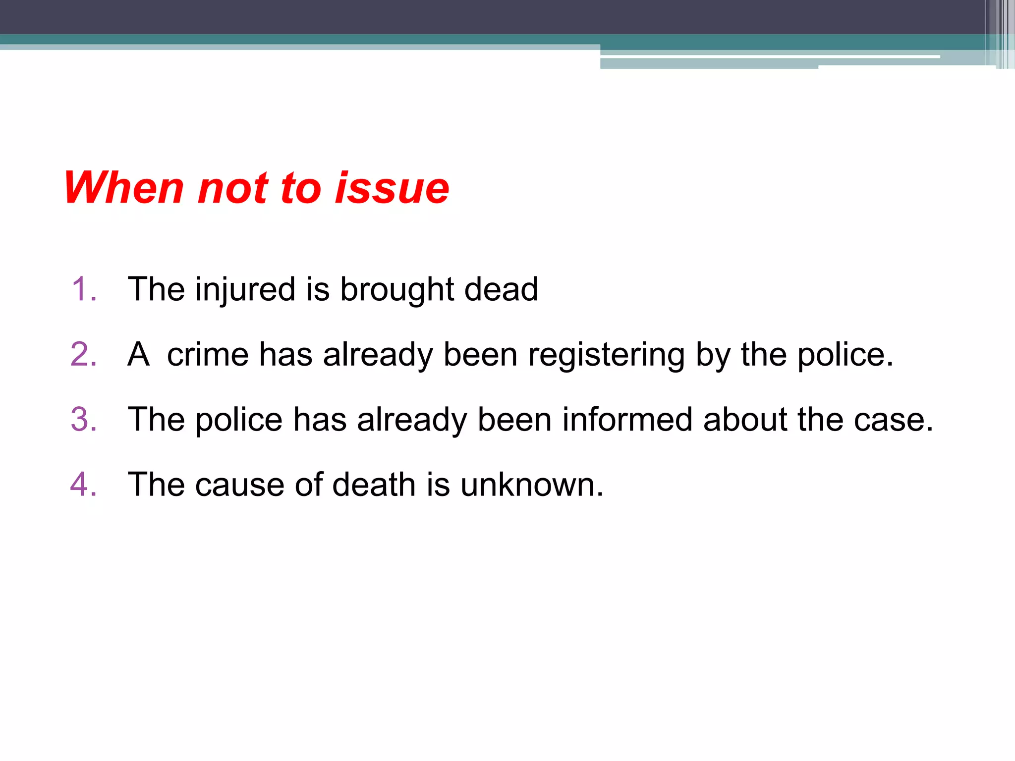 Medical certification of cause of death | PPTX