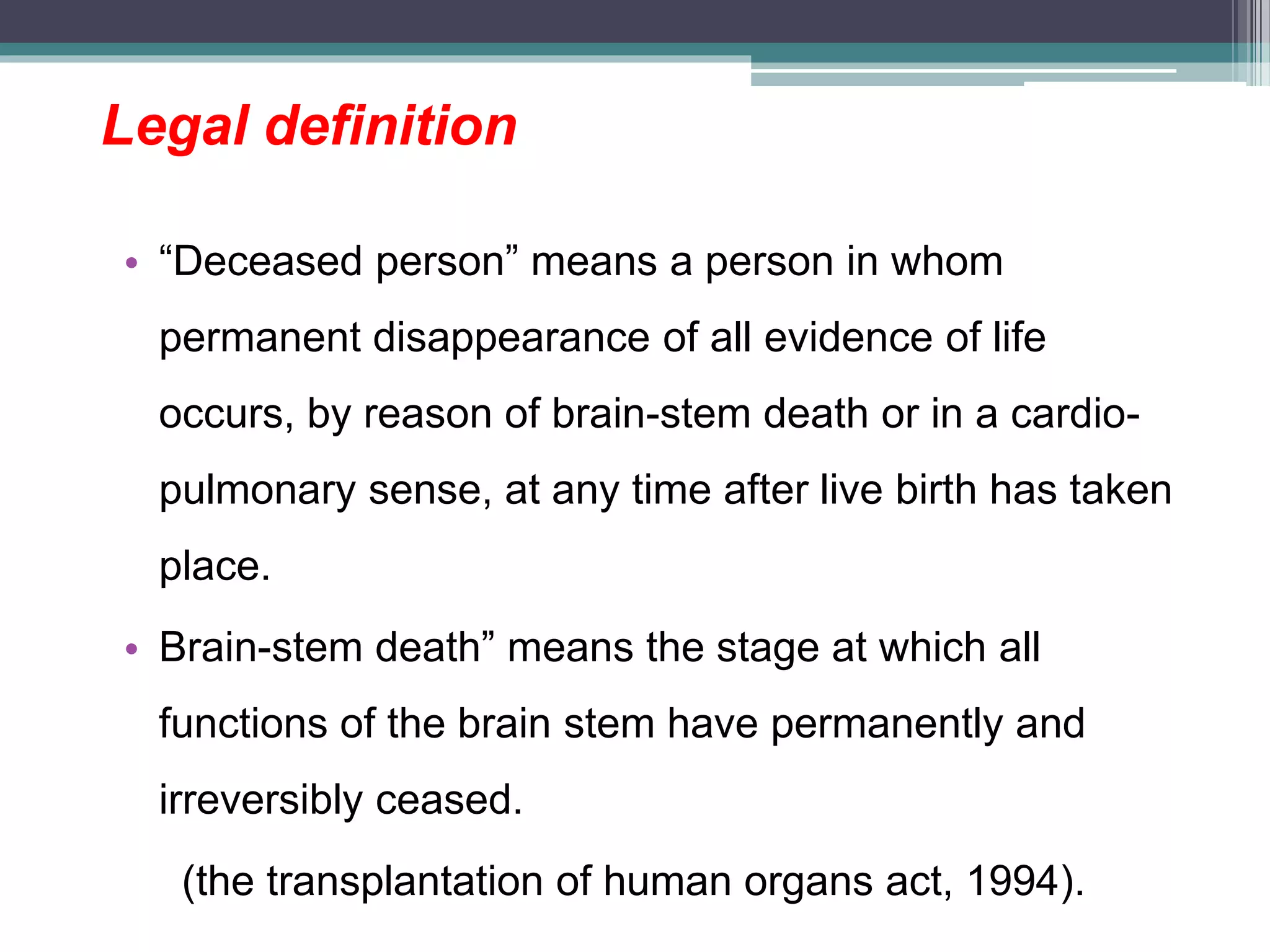 Medical certification of cause of death | PPTX