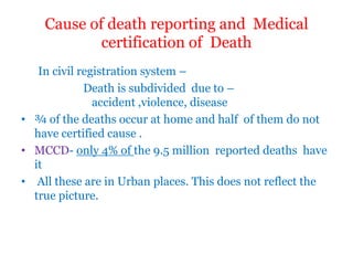 Medical certification of the cause of death | PPTX
