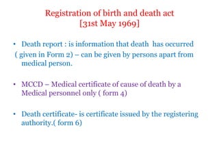 Medical certification of the cause of death | PPTX