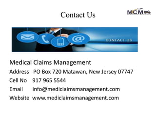 Medical claims management | PPTX