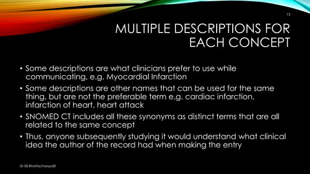 Medical classification coding vs clinical terminology coding | PPT