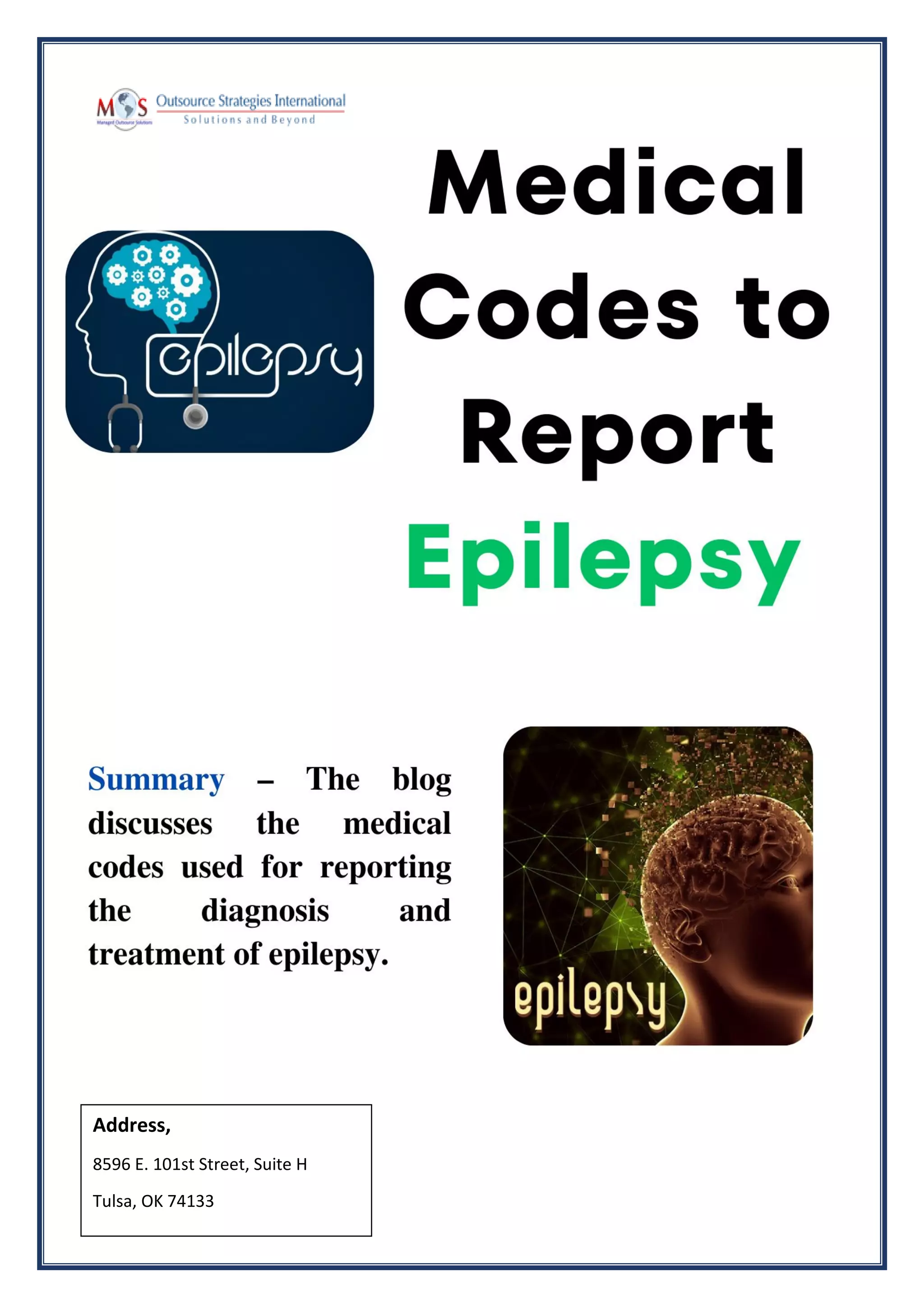 Medical Codes to Report Epilepsy | PDF
