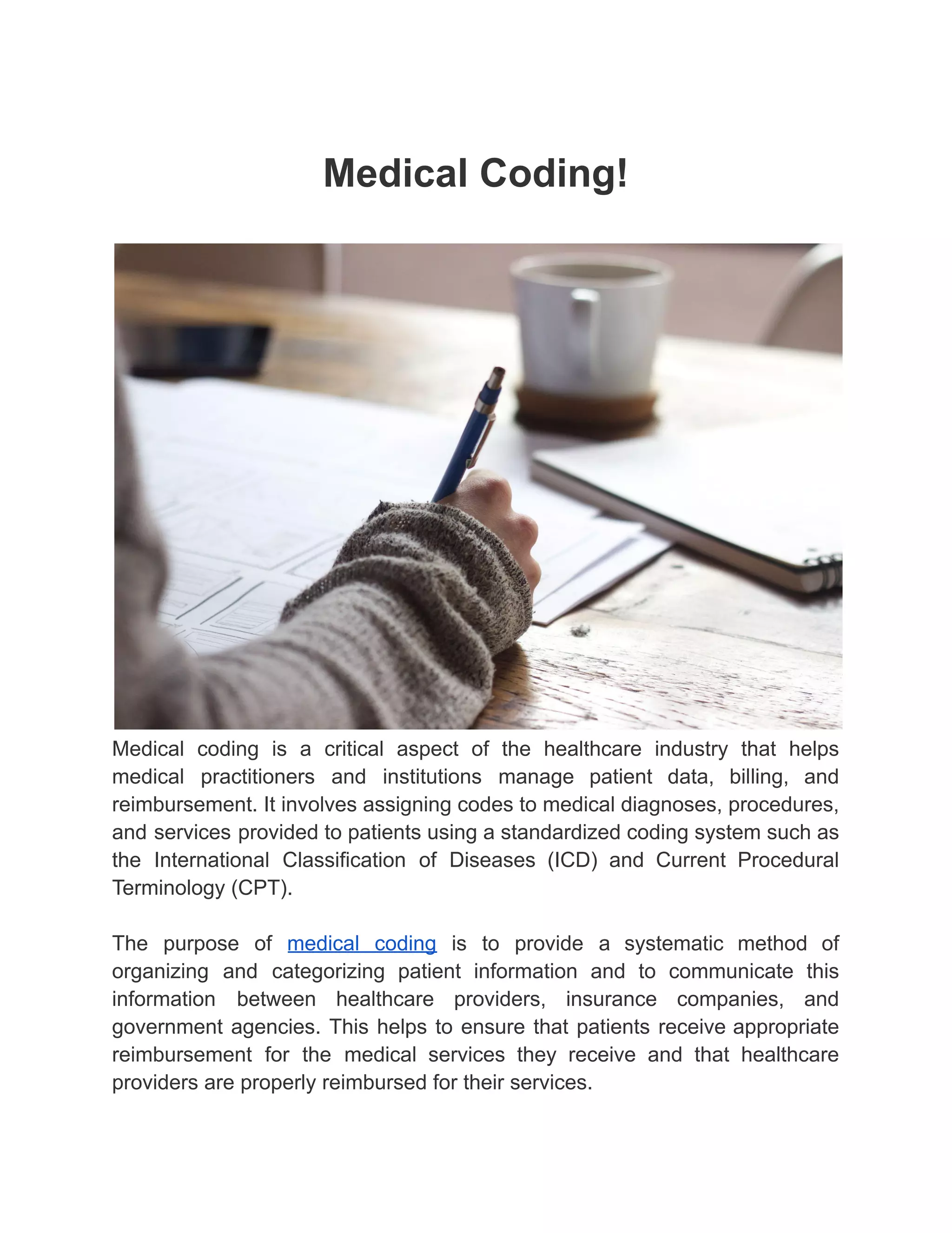 Medical Coding | PDF | Technology & Computing