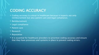 Medical coding 14-07-2024.pptx on medical | PPTX