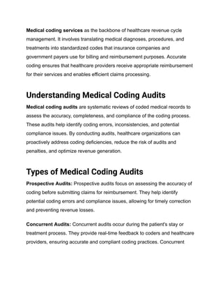 Medical Coding Audit Services Ensuring Accurate and Compliant ...