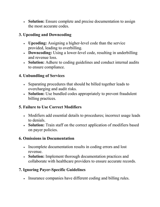 Medical Coding Best Practices Avoiding Common Errors Pdf 9268