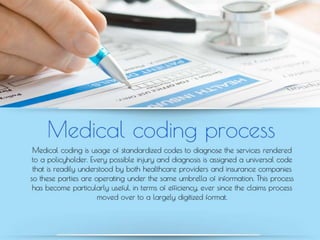 Process of medical coding | PPTX