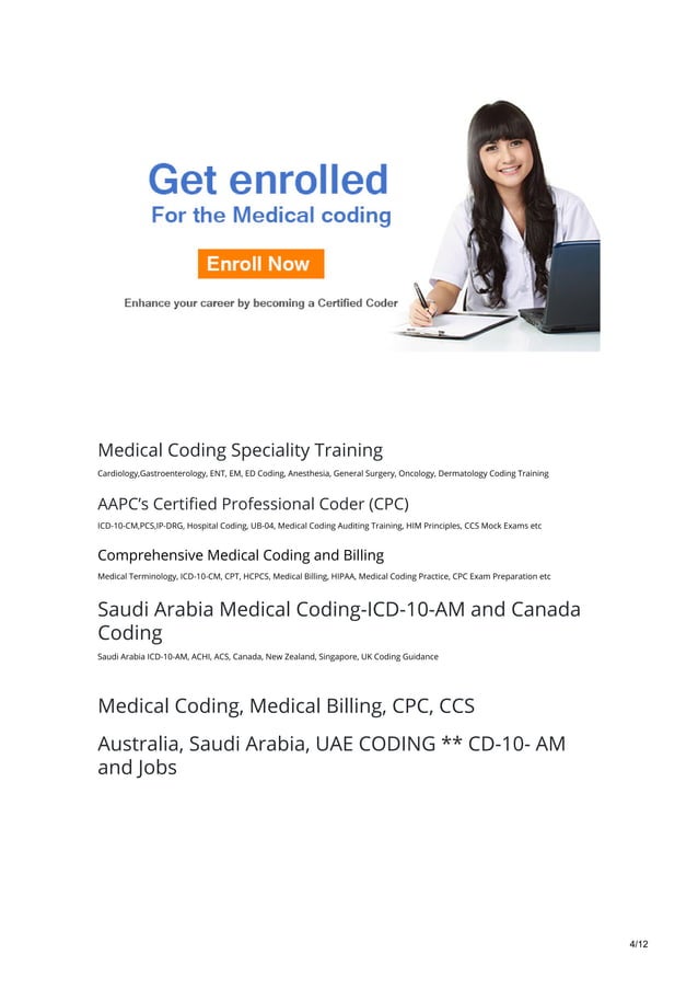 Medical coding training in hyderabad | PDF