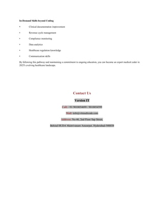 Medical Coding Training | Medical Coding Classes | PDF