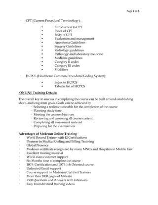 Medical Coding Training Online | PDF