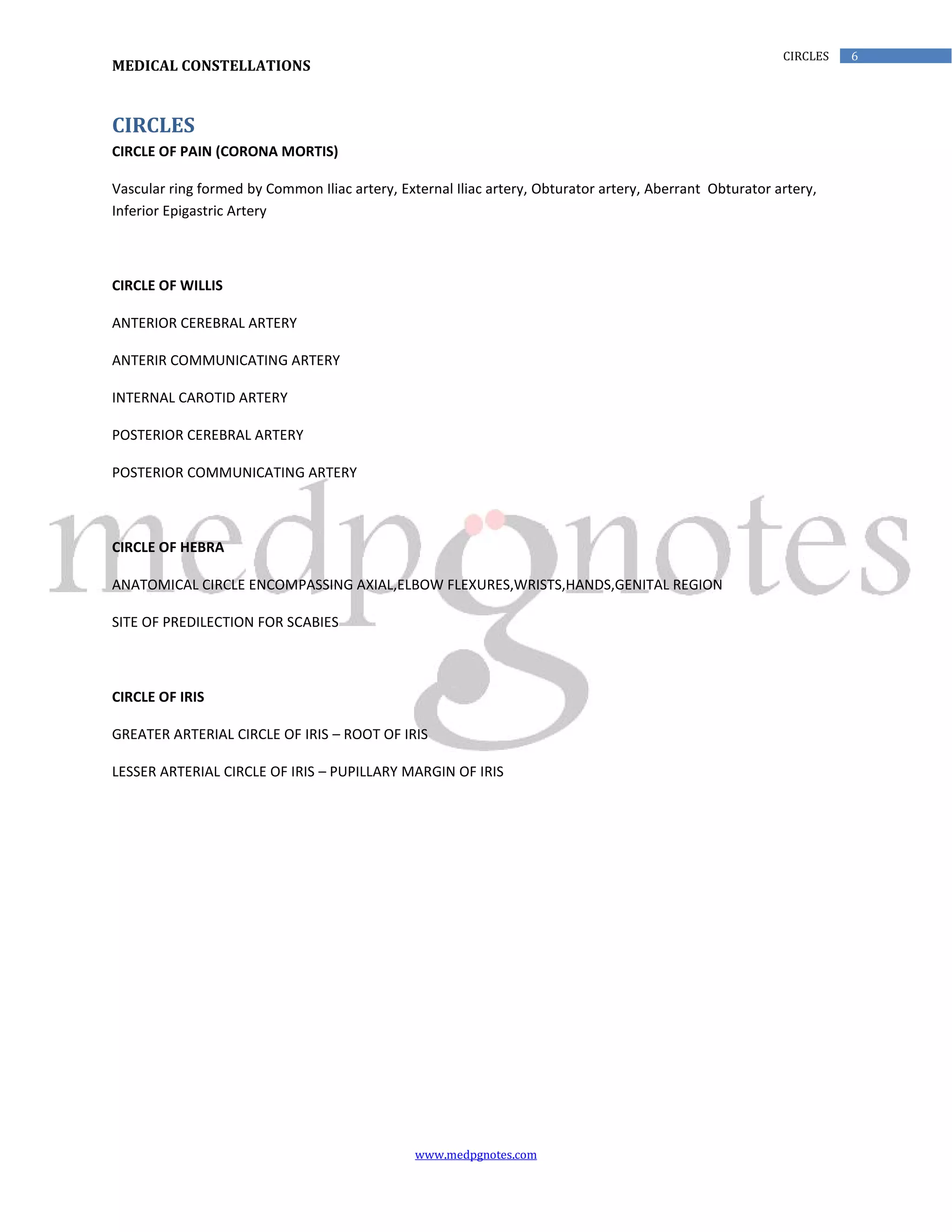 Medical constellations sample | PDF