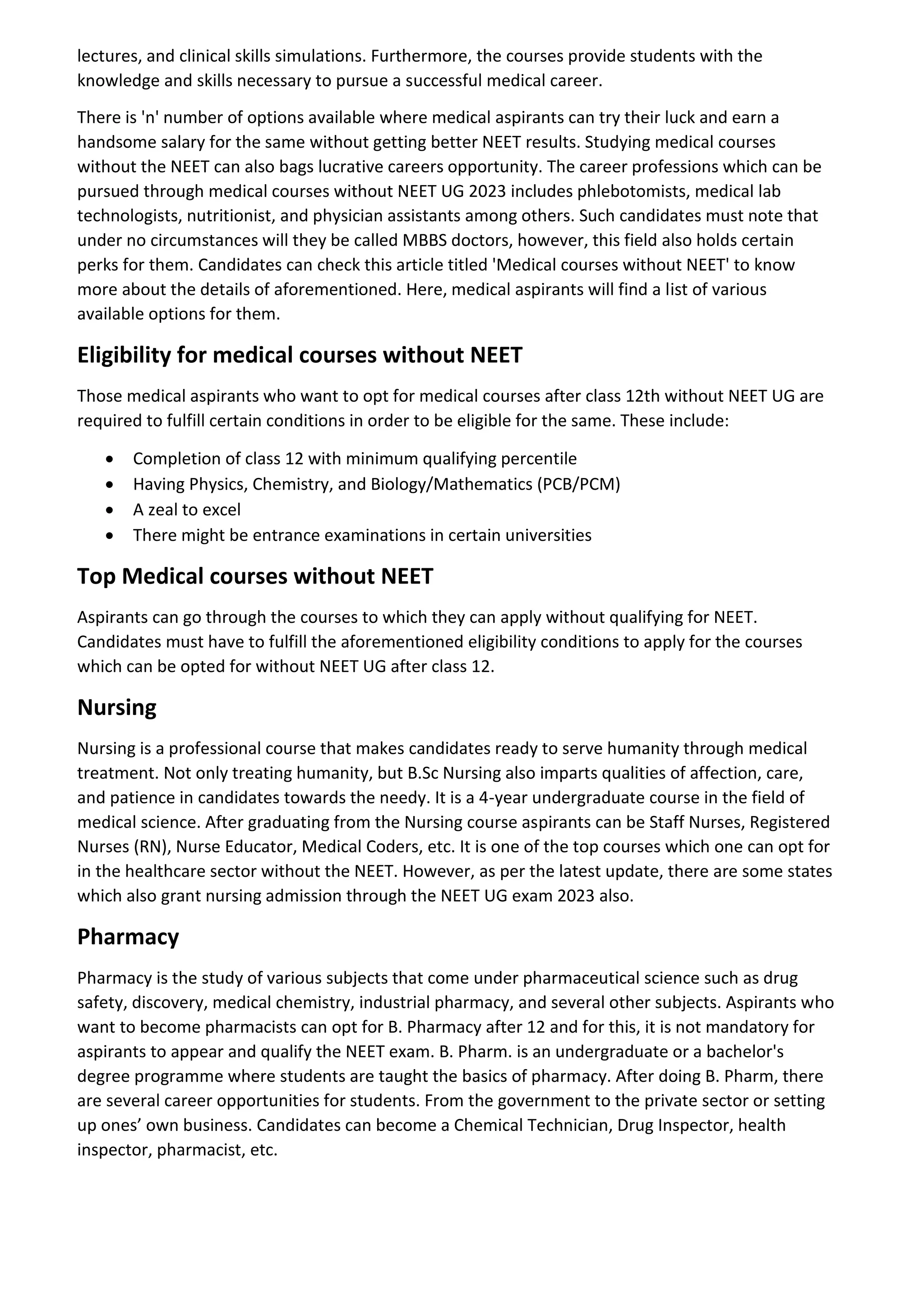 Medical Courses without NEET 2023.pdf