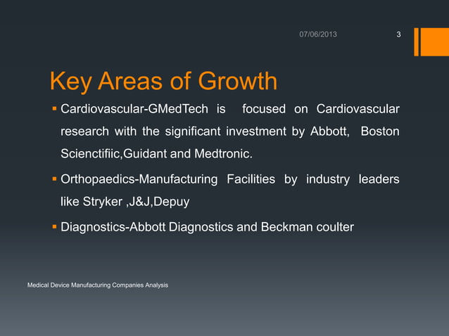 Medical deviceanalysisreport | PPTX