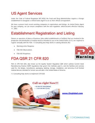 CE Marking & US FDA for Medical devices | PDF