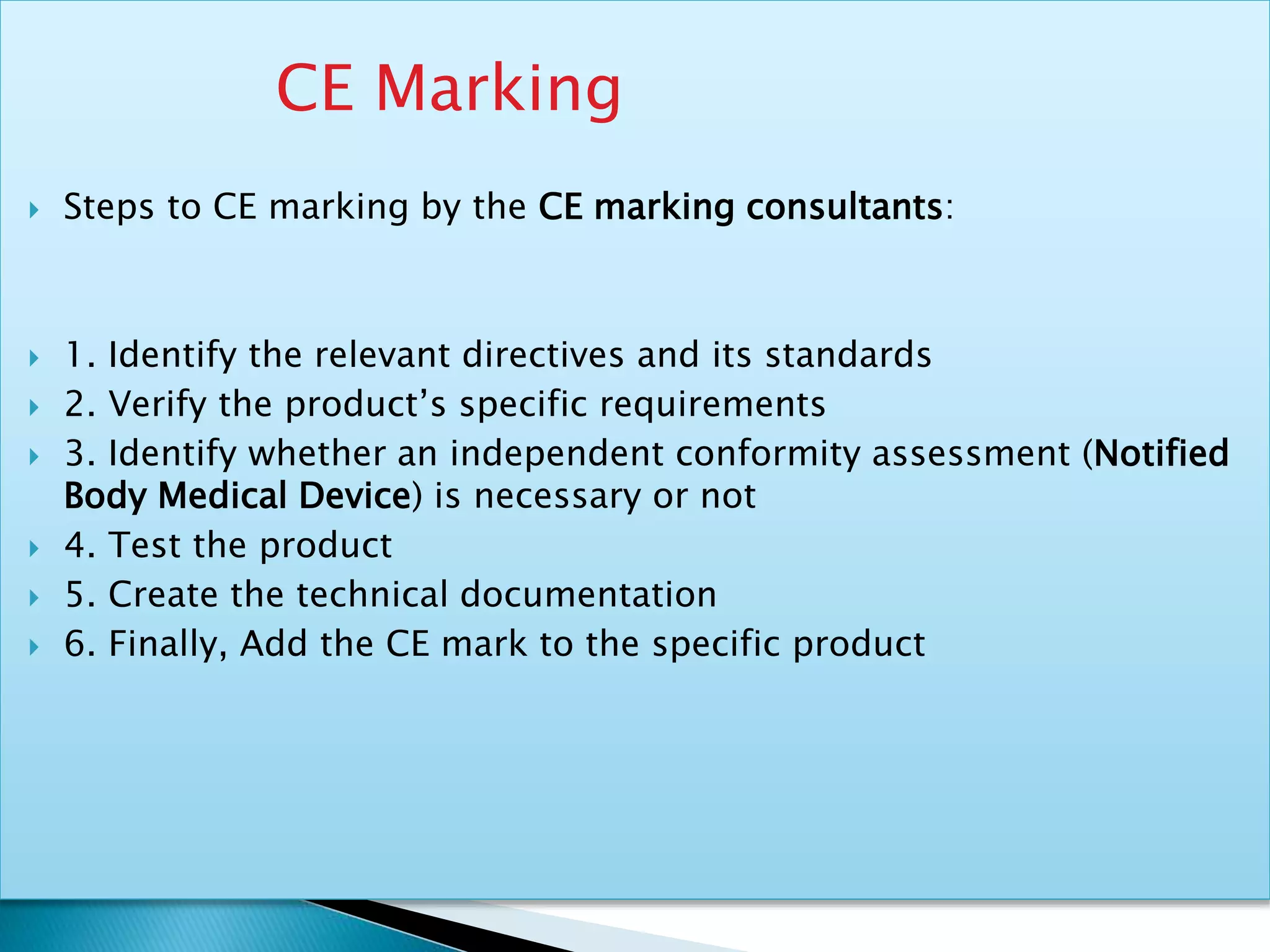 CE marking and CE certification | PPTX