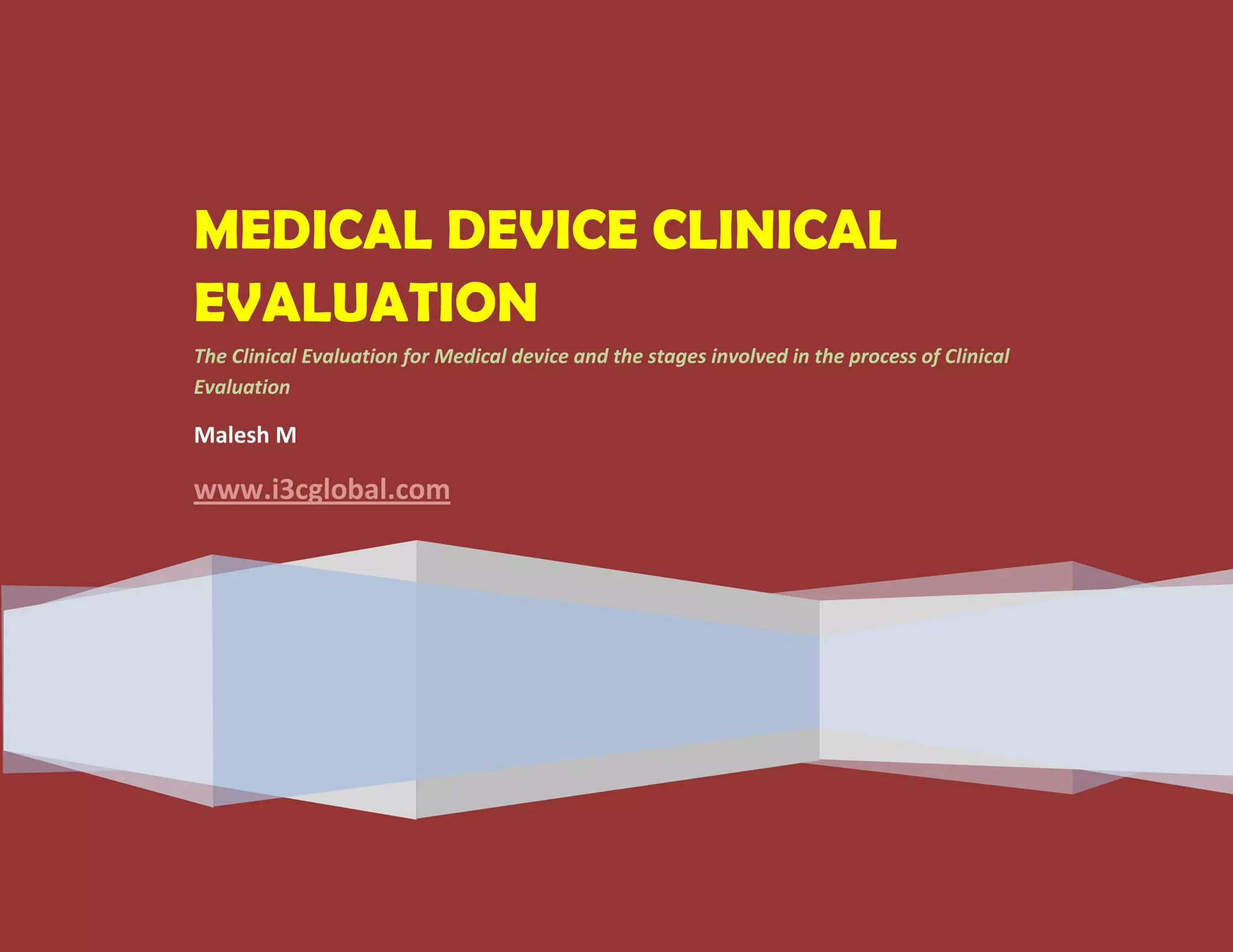 Medical device clinical evaluation | DOCX | Medical Tests | Medical Health