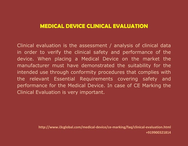 Medical device clinical evaluation | DOCX | Medical Tests | Medical Health