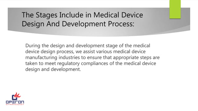 Medical device design and development | Combination Product | PPTX