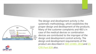 Medical device design and development | Combination Product | PPTX