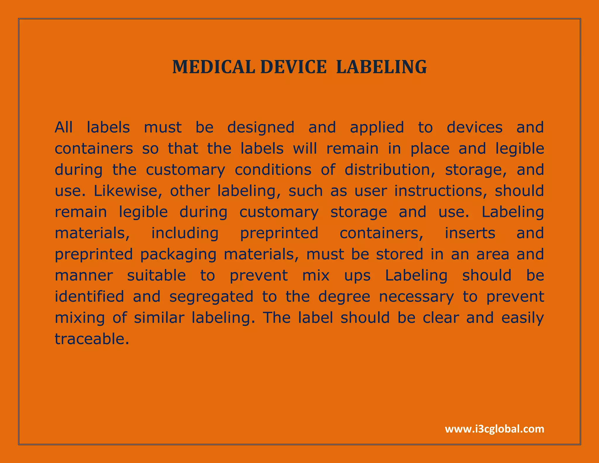 Medical device labeling | DOCX