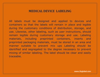 Medical device labeling | DOCX