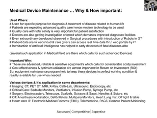 Maintenance of Medical Device | PPT
