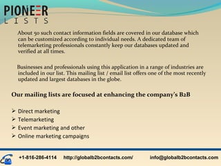 Medical device manufacturing Industry Email/Mailing list- Global B2B ...