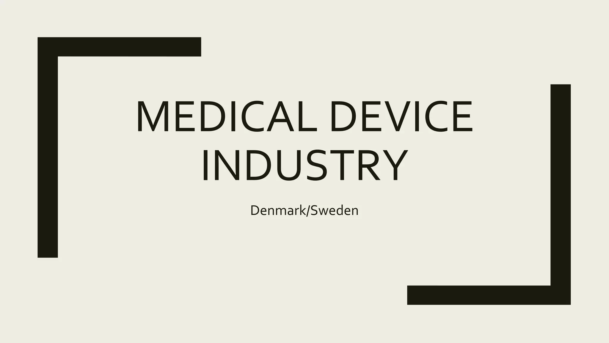 Medical device presentation | PPT