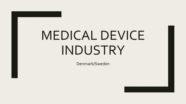 Medical device presentation | PPT